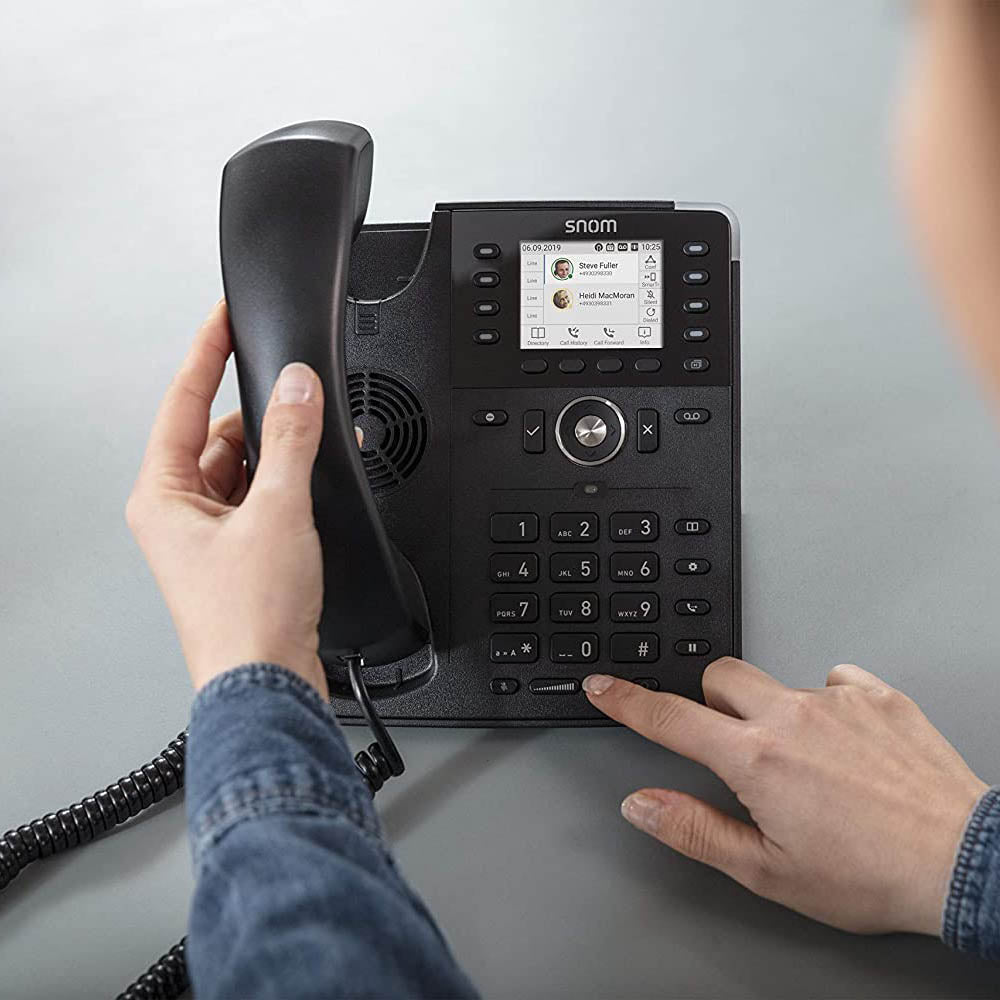 SNOM - D717 | Téléphone de bureau VoIP/SIP – BlueDakota.fr